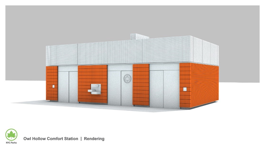 Owl Hollow Fields Public Restroom Building – Completed in 2025 and Now ...