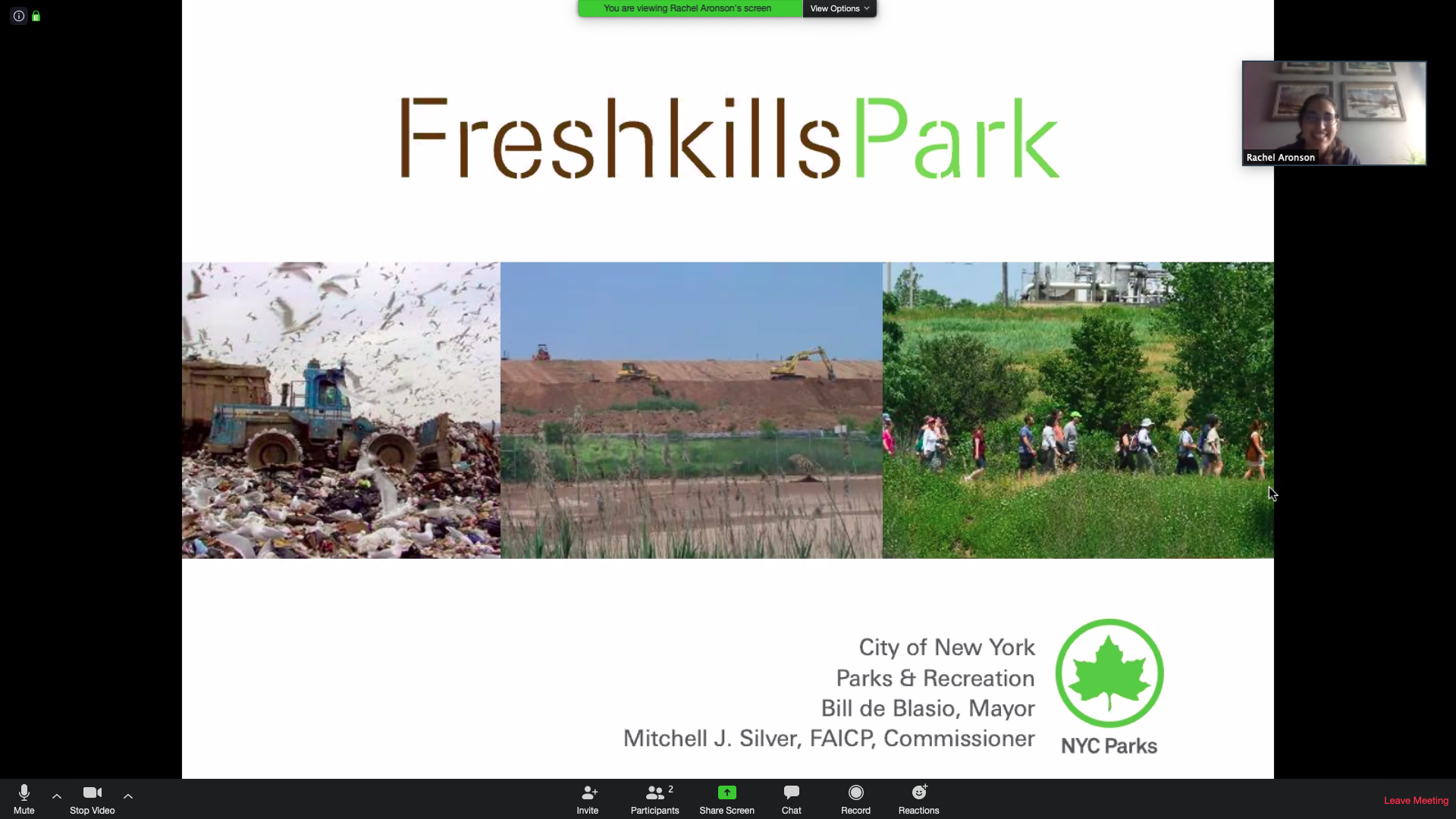 Virtual Field Trips + Presentations - Freshkills Park